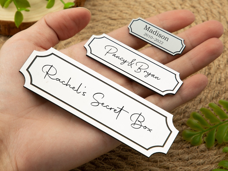 Personalized Brass Plate Custom Name Plate Engraved Brass - Etsy