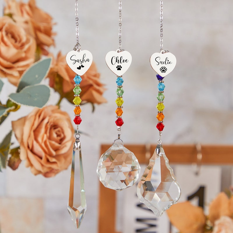 Sun Catcher Crystal Cat - Etsy