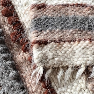 Wool Blanket in Queen Size – Natural Sheep Wool Throw Blanket – Warm ...