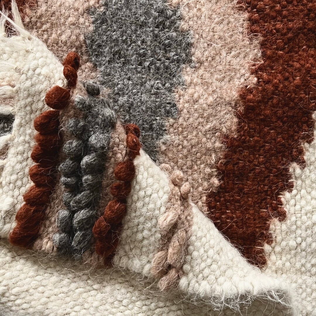 Wool Blanket in Queen Size Natural Sheep Wool Throw Blanket Warm and ...