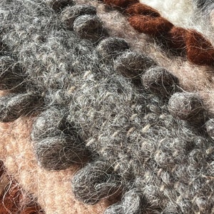 Wool Blanket in Queen Size – Natural Sheep Wool Throw Blanket – Warm ...