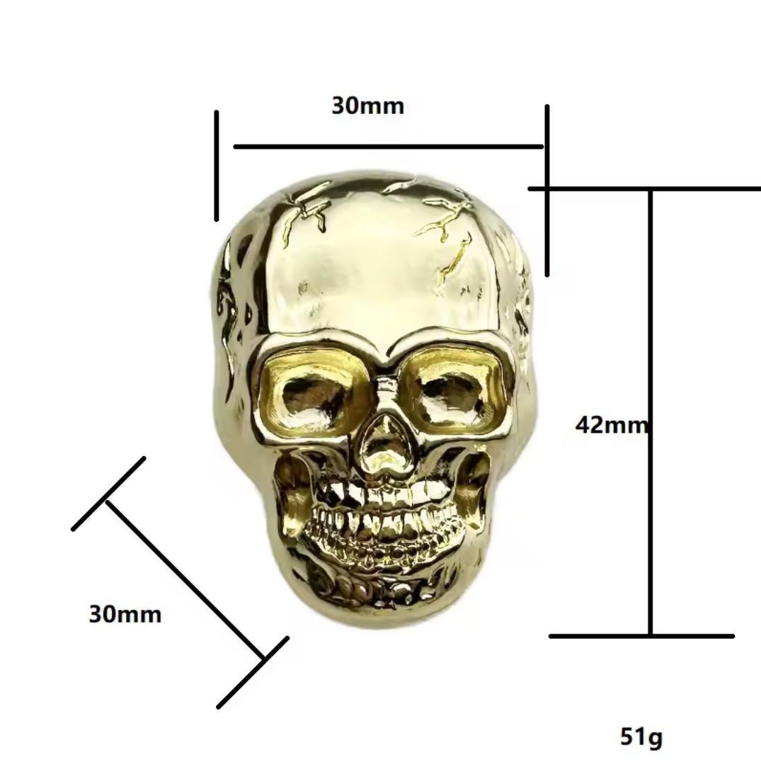 Gold Skull Drawer Pull: Gothic Cabinet Handle, Halloween Decor - Etsy