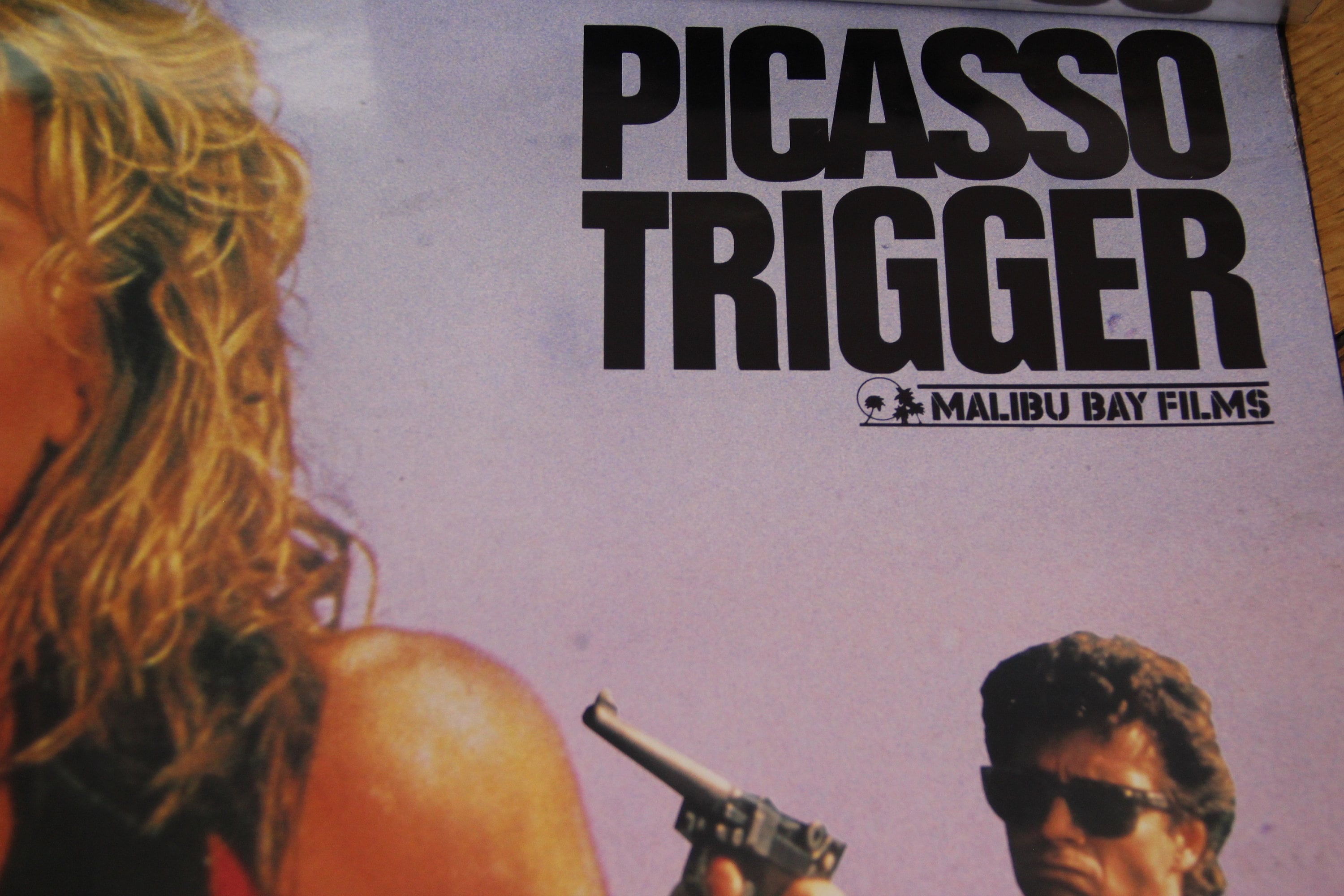 Picasso Trigger 1988 B2 Japan Original Poster Action Hope Marie Carlton 20x29"/ 51x73.5cm - Etsy