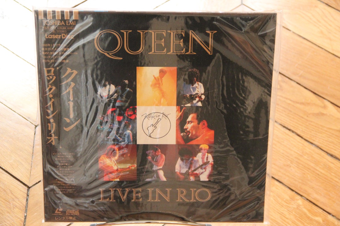 Queen Live in Rio the 1985 Laserdisc LD NTSC Japan Japan Live Concert ...