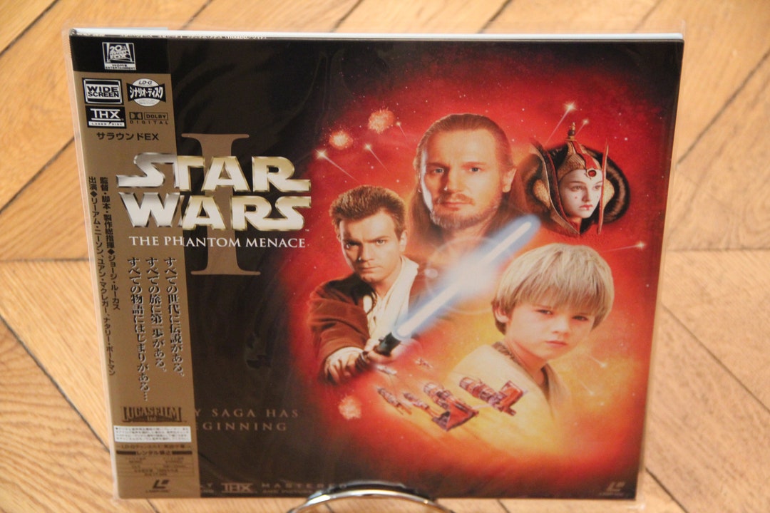 Star Wars Phantom Menace 1999 Laserdisc Ld Ntsc Japan Obiscifi star ...