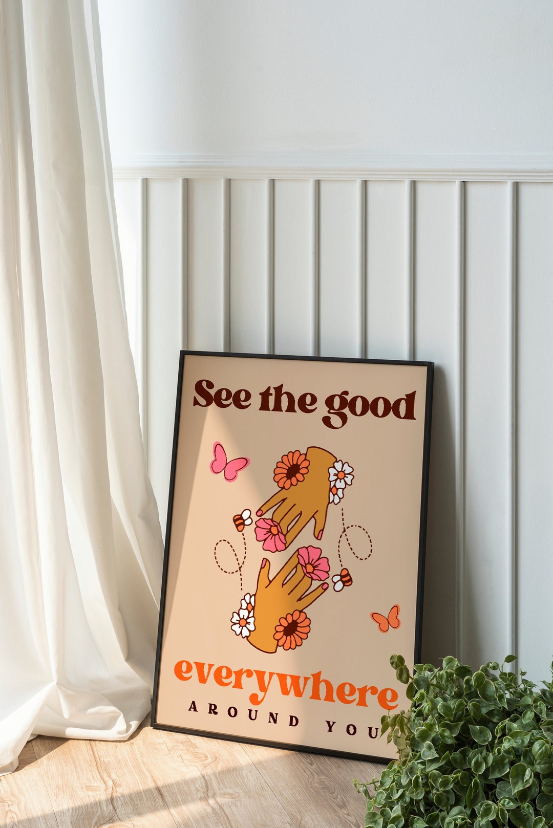 Beige Positive Affirmation Printable Poster, Digital Download, Bedroom ...