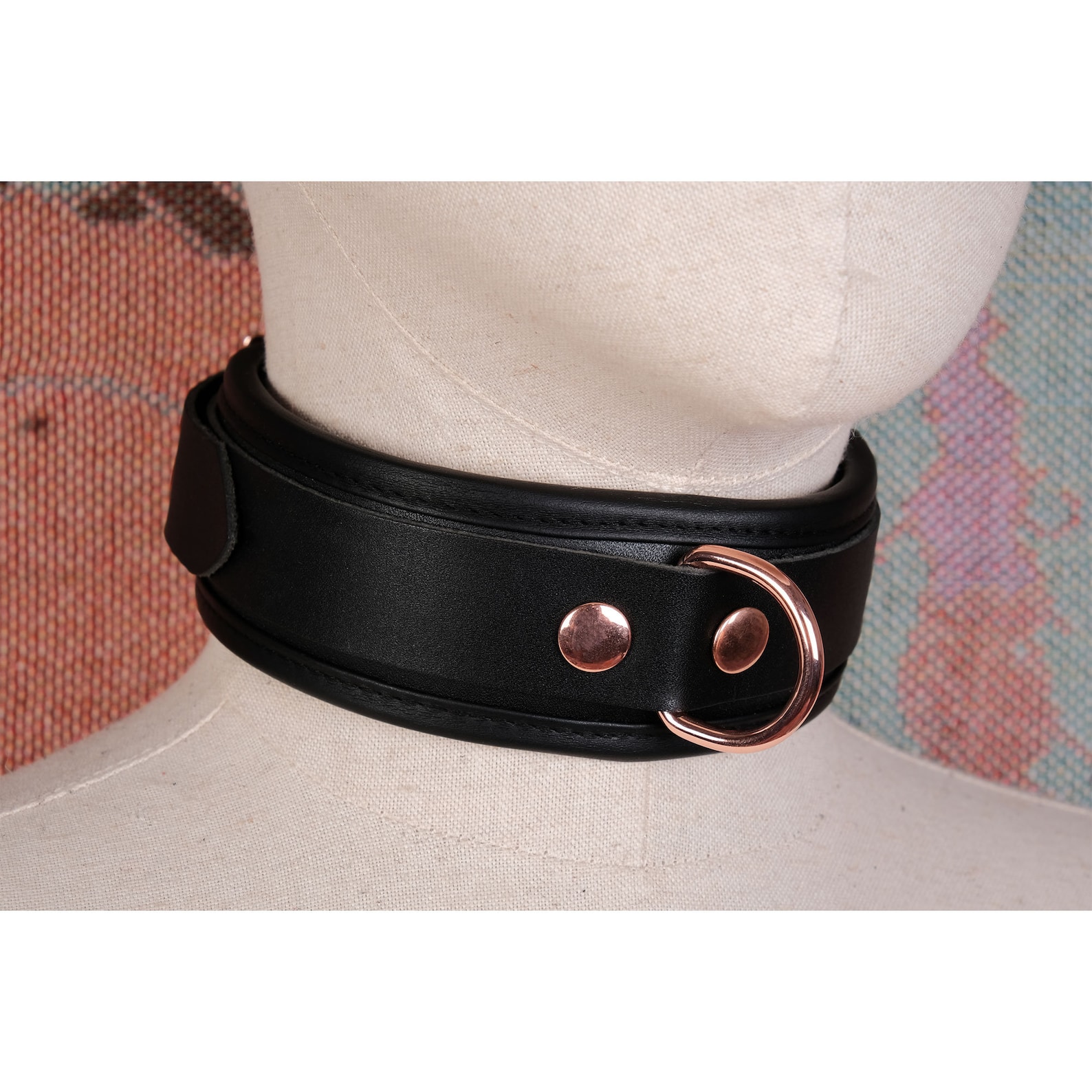 Lockable Collar and Leash Set for Women Sub/locking Leather Collar ...