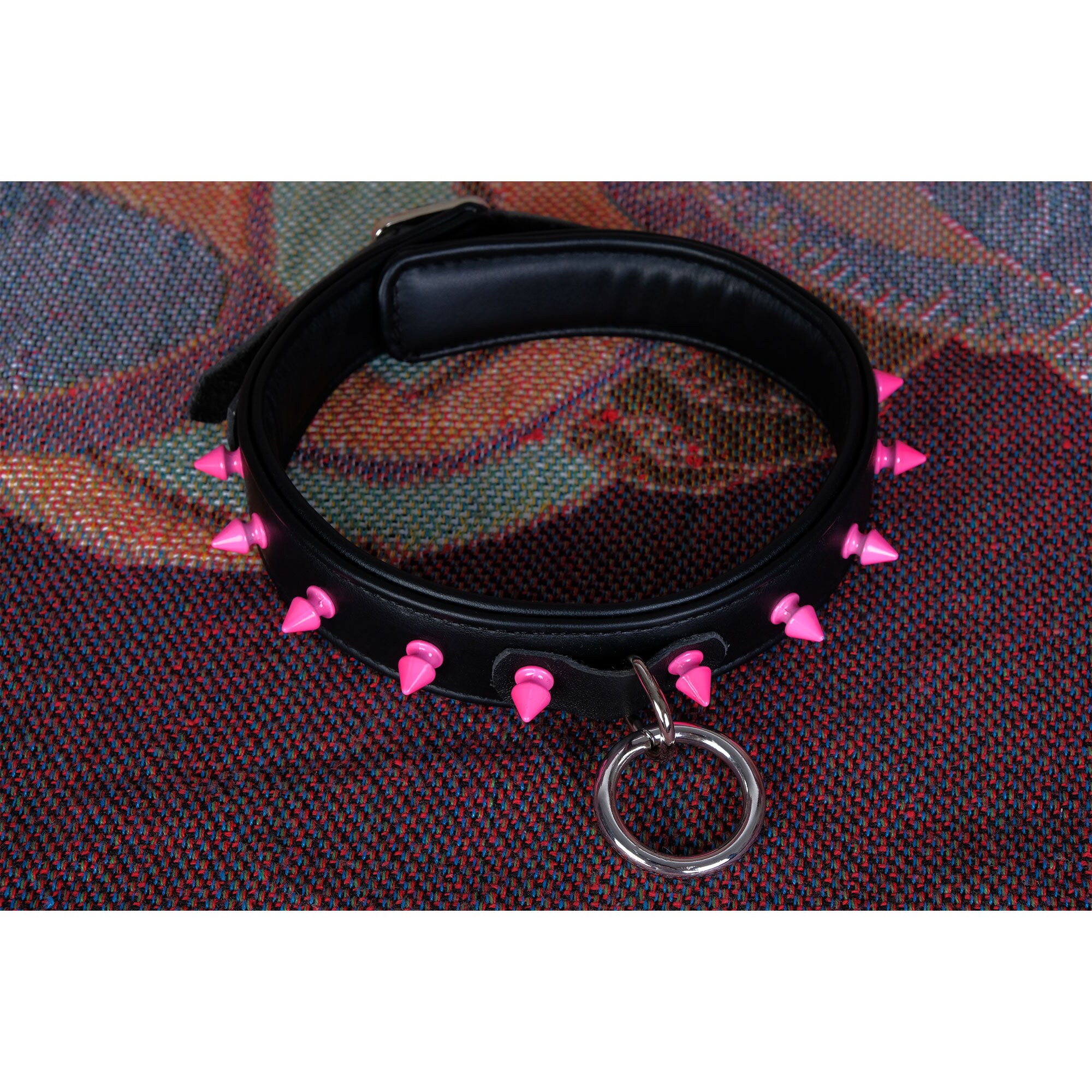 Luxury Lambskin Collar for Women Sub/men Spiked Choker/pink - Etsy ...