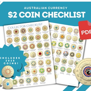 Australian Two Dollar Coin Checklist: Coloured Coin Collector's Guide ...