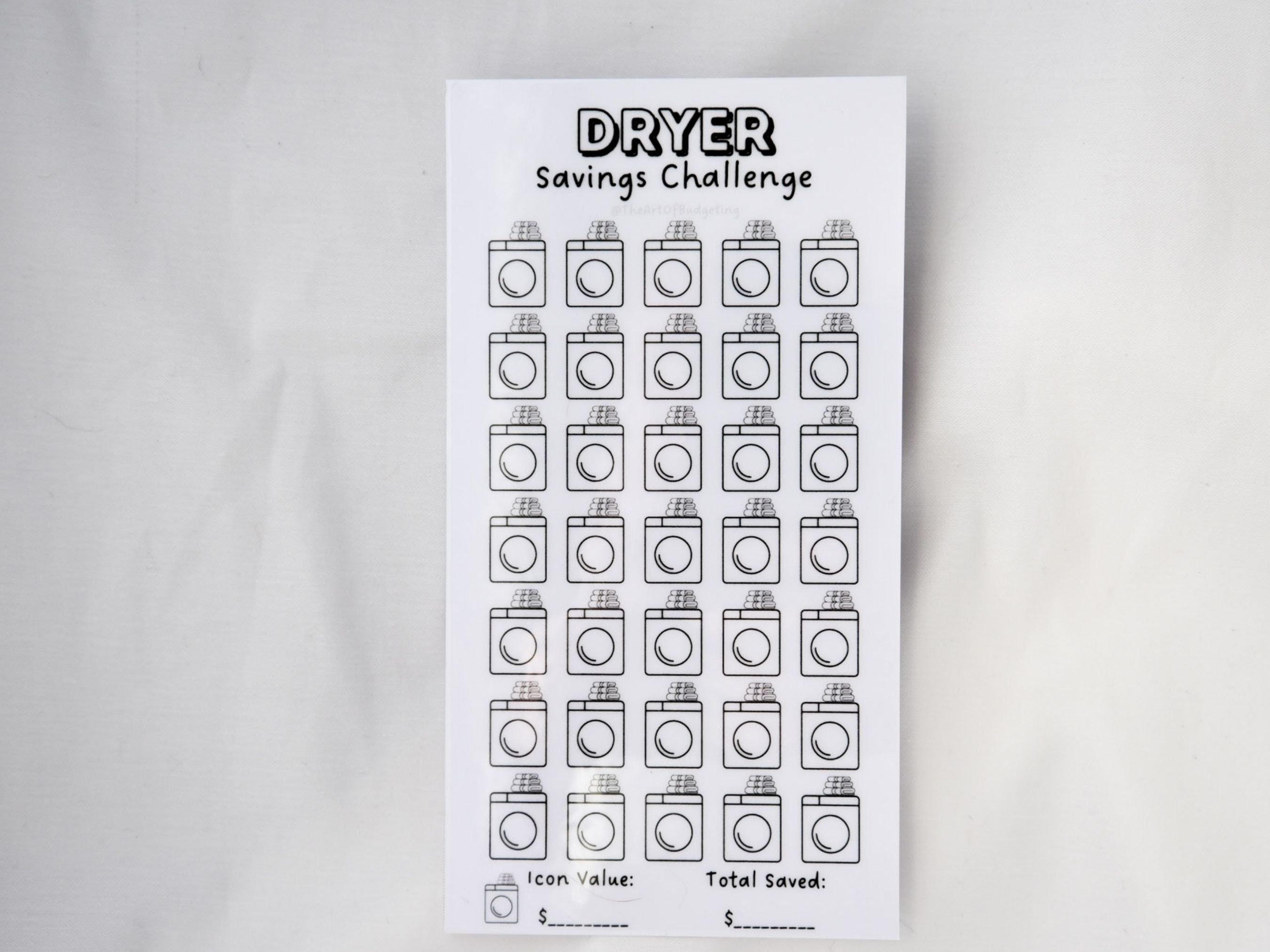 New Dryer Savings Challenge Tracker House Appliance Fund Aus Cash ...