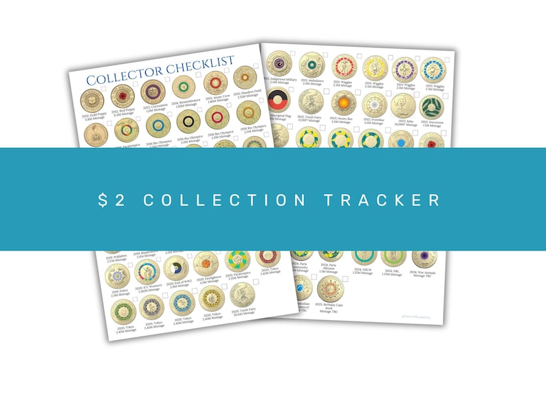 Australian Two Dollar Coin Checklist: Coloured Coin Collector's Guide ...