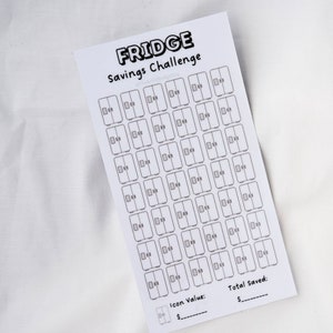 New Fridge Savings Challenge Tracker House Appliance Fund Aus Cash ...