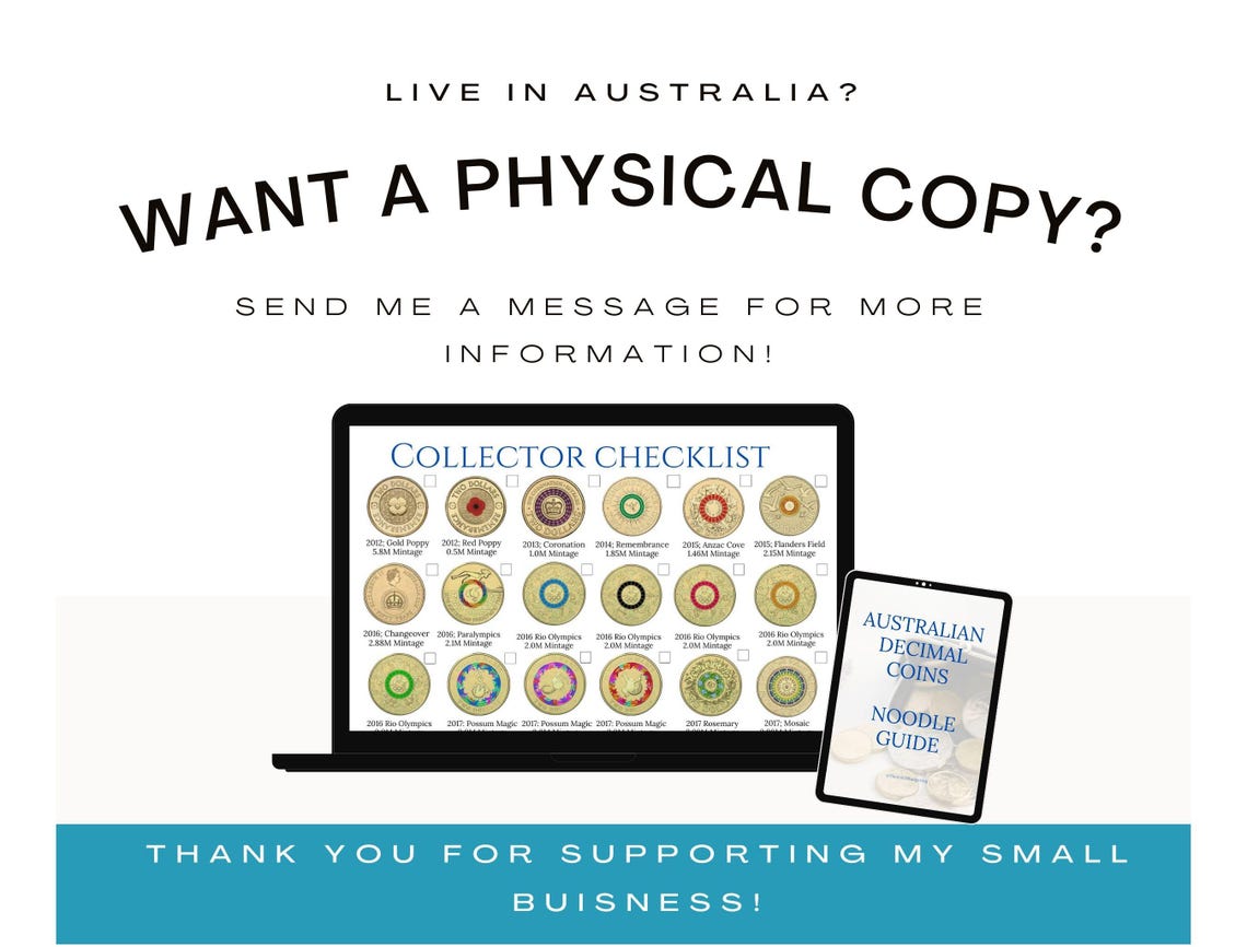 Australian Coin Noodling Guide: Beginner Collector Checklist (digital ...