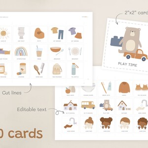 Morning Routine Chart for Kids, Visual Schedule Printable, Routine ...