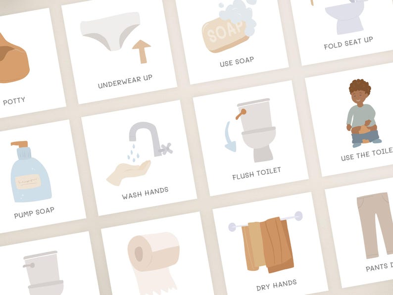 Editable Potty Training Chart Printable Potty Chart for Kids Toilet ...