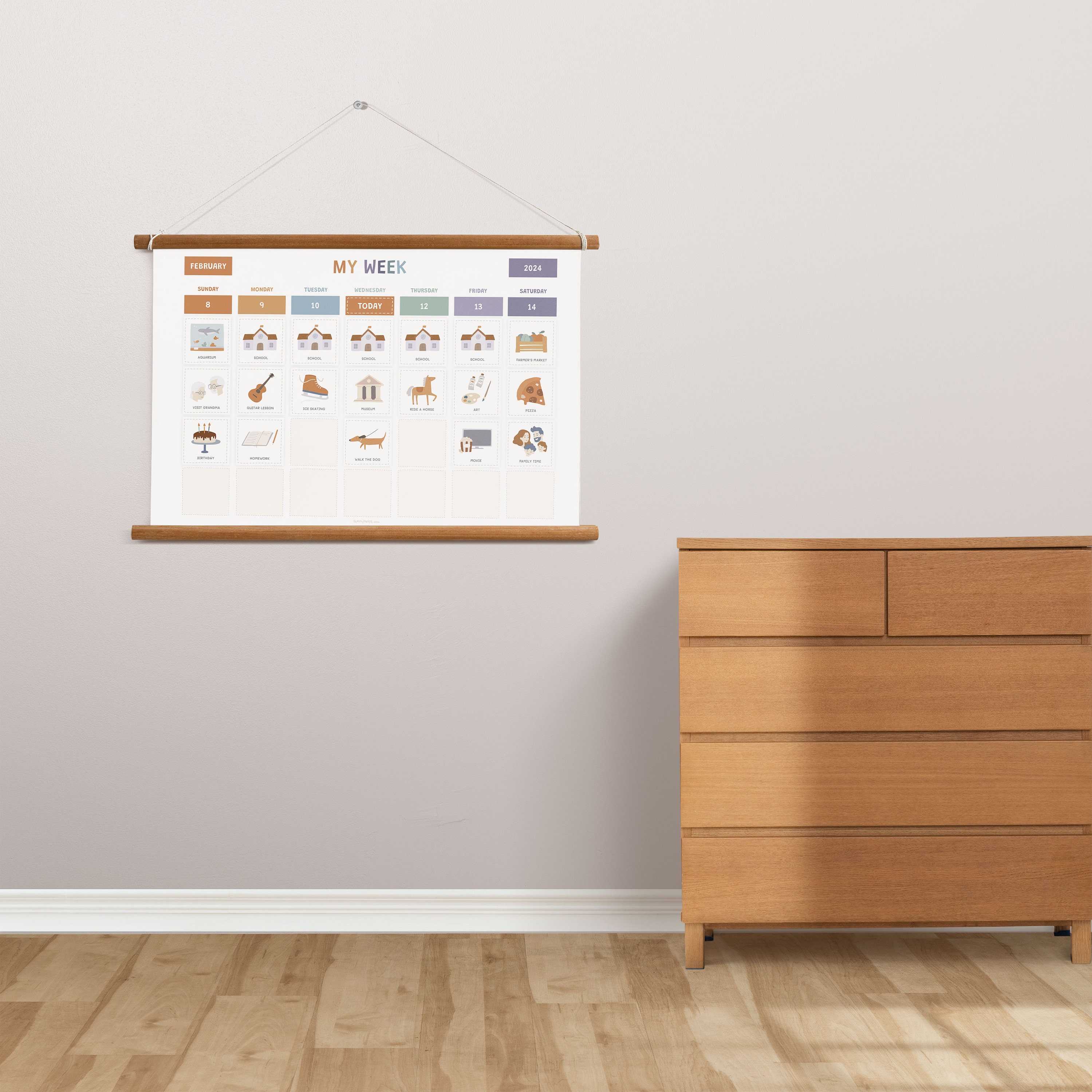 Weekly Visual Routine Charts With Cards / Editable Weekly Routine Chart ...