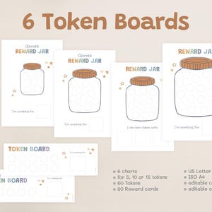 Printable Token Board: Reward Chart for Kids With Autism & ADHD (PDF ...