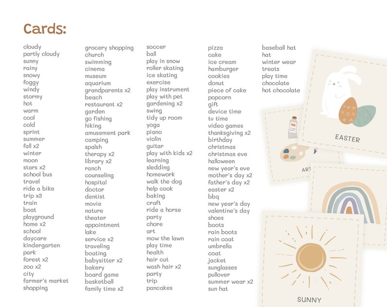 Editable Morning Board and Cards for Kids / Today Chart and Cards ...