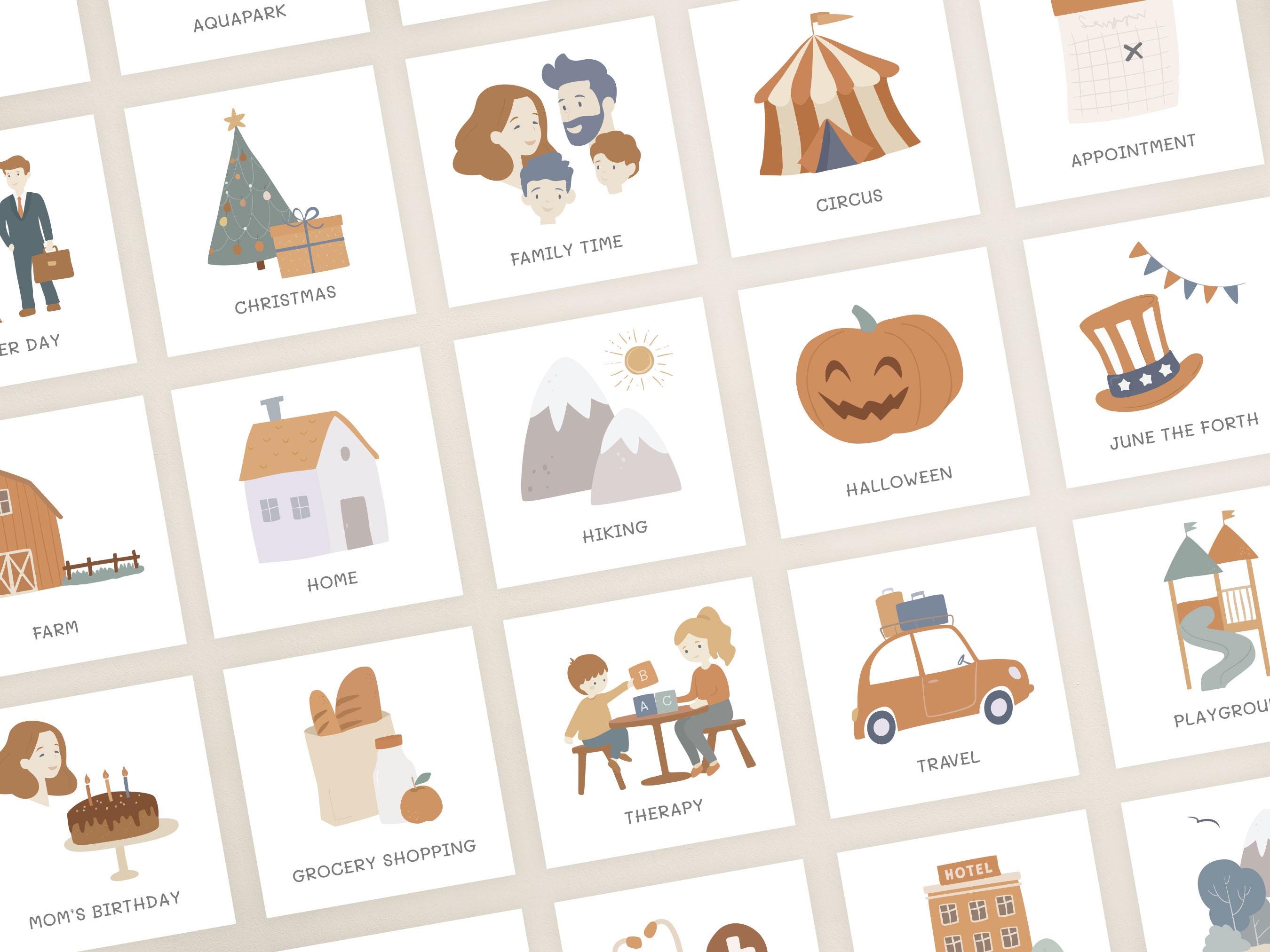 Visual Schedule Bundle, 1100+ Routine Cards & 50+ Charts (printable) - Etsy