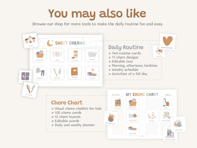 To Do Done Routine Chart for Kids, Toddler Daily Routine, Printable ...