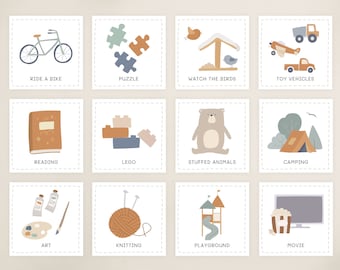 Routine Cards for Kids, Printable Schedule Cards, Editable Activity ...