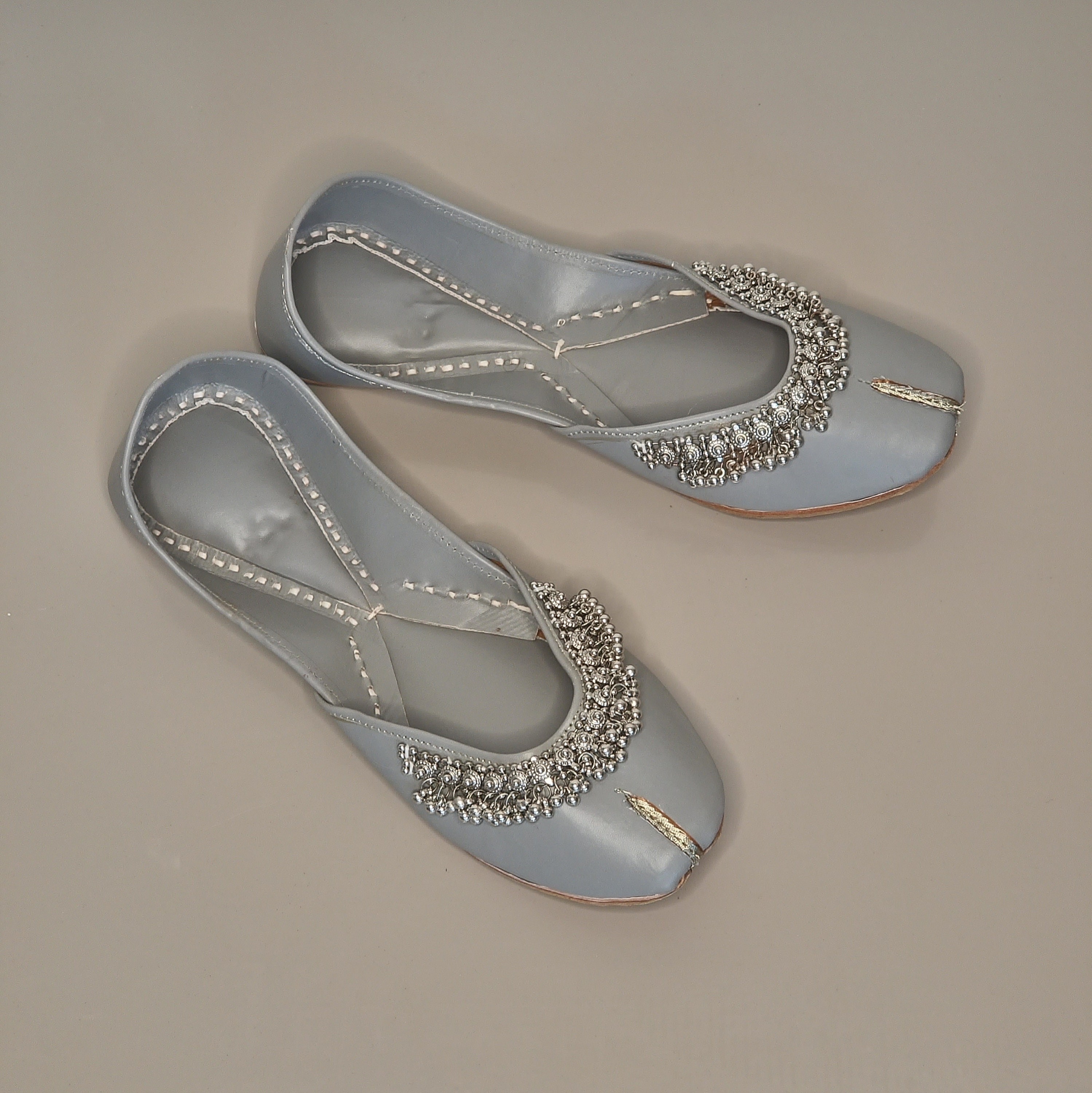 Women Punjabi Ghungroo Leather Jutti - Etsy