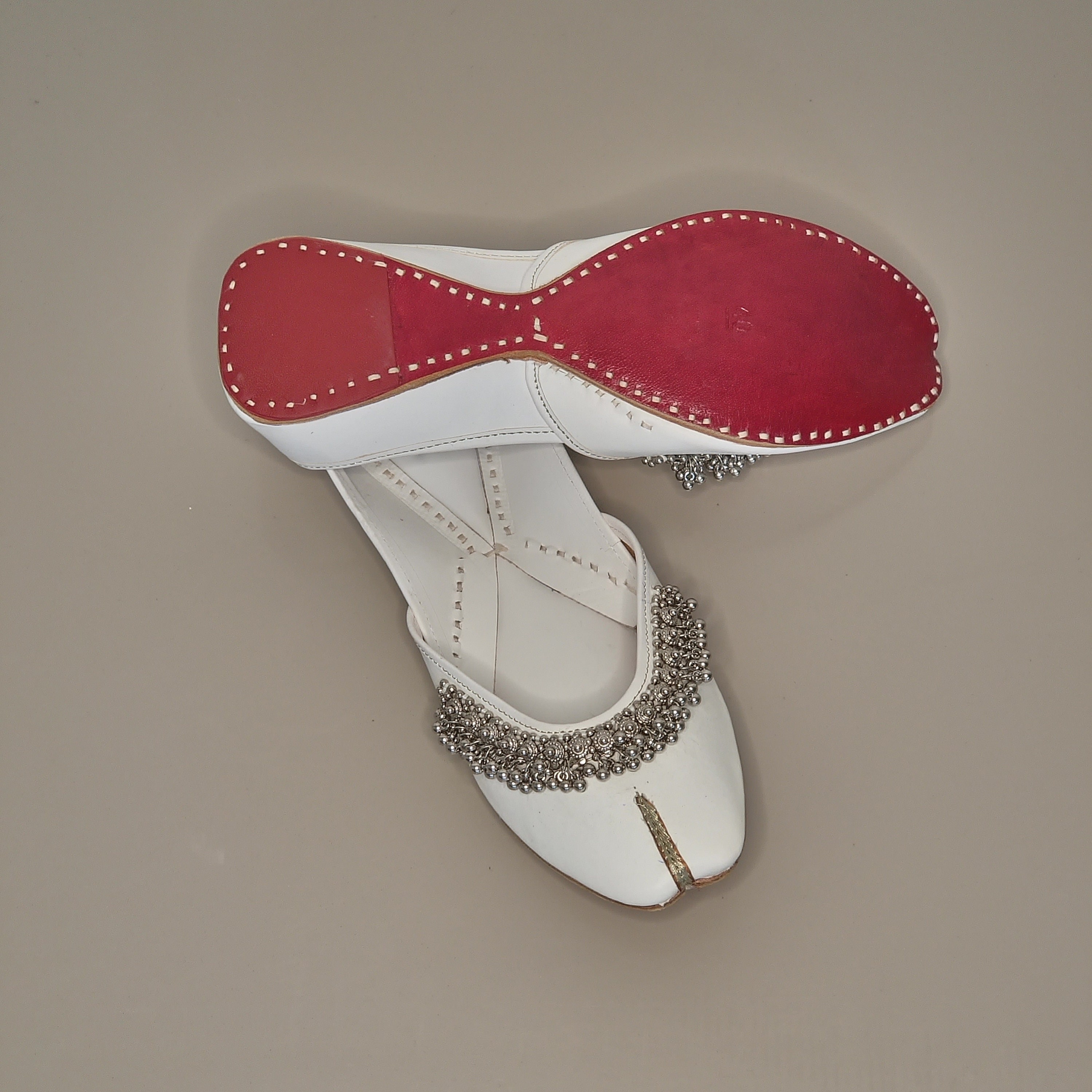 Women Punjabi Ghungroo Leather Jutti - Etsy