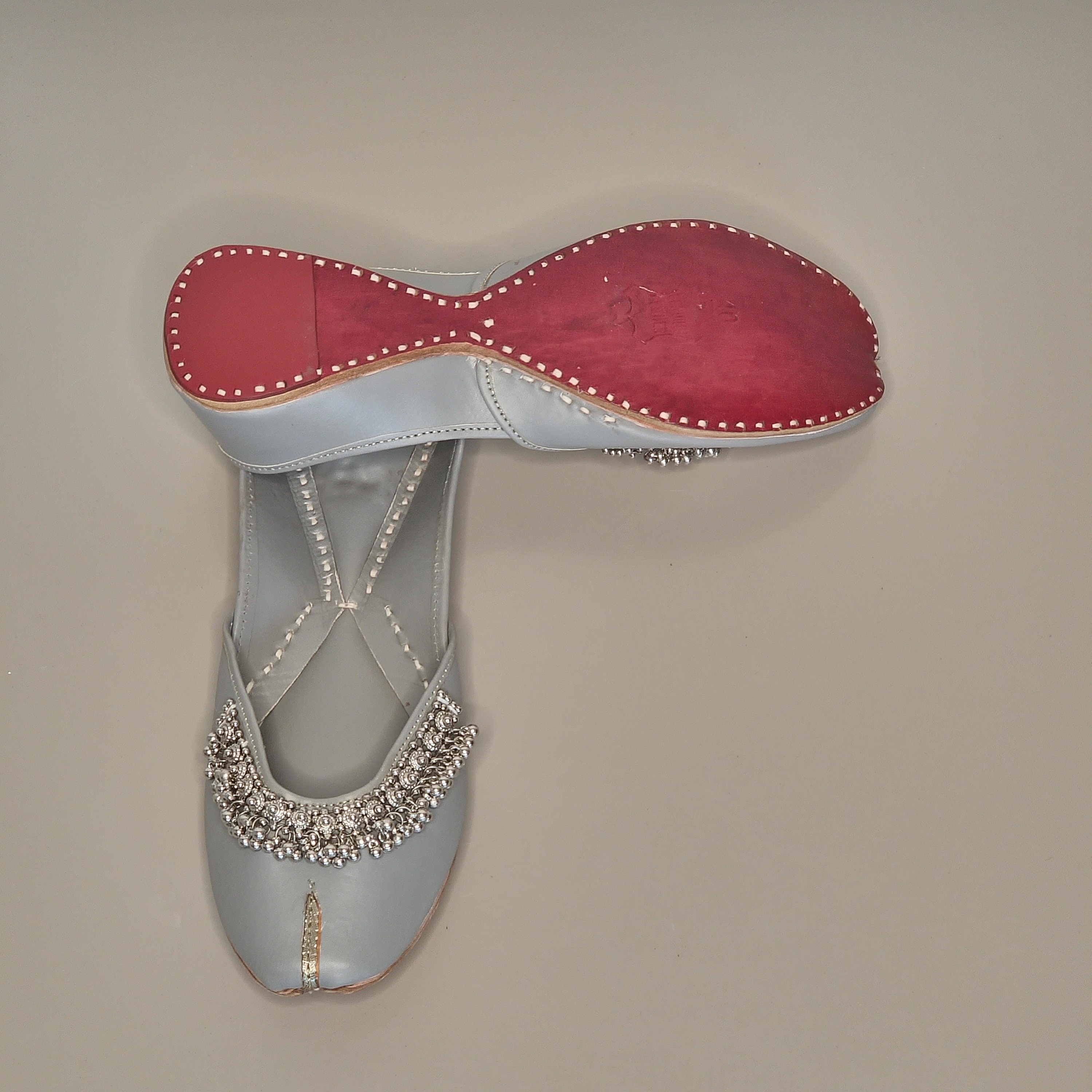 Women Punjabi Ghungroo Leather Jutti - Etsy