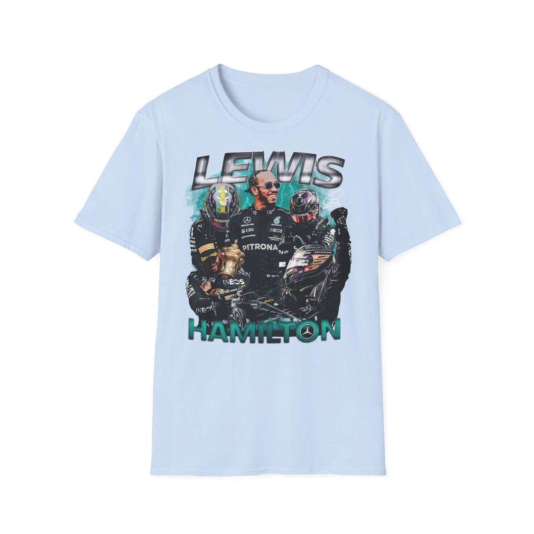 Lewis Hamilton T-shirt | Motorsport Graphic Tee - Etsy