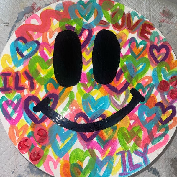 Preppy Room Decor Smiley Face - Etsy