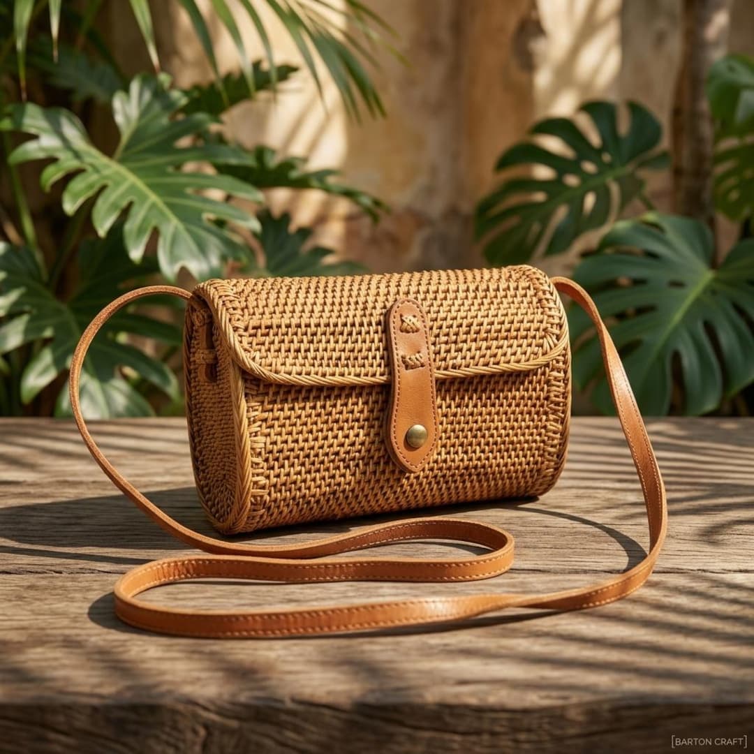 Real Rattan Bag Handwoven Mangku Style - Etsy