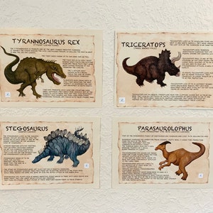 Dinosaur Poster. Kids Poster. T.rex Poster. Fact Poster. Individual. A4 ...
