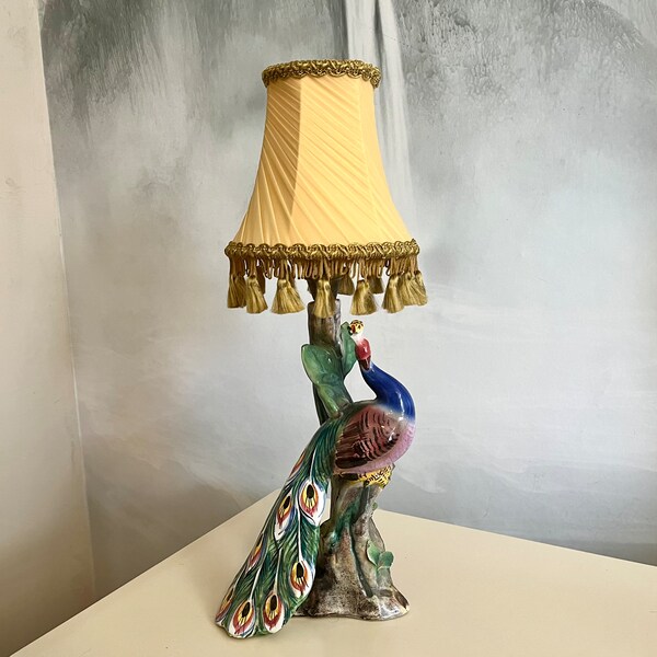 Ceramic Peacock - Etsy