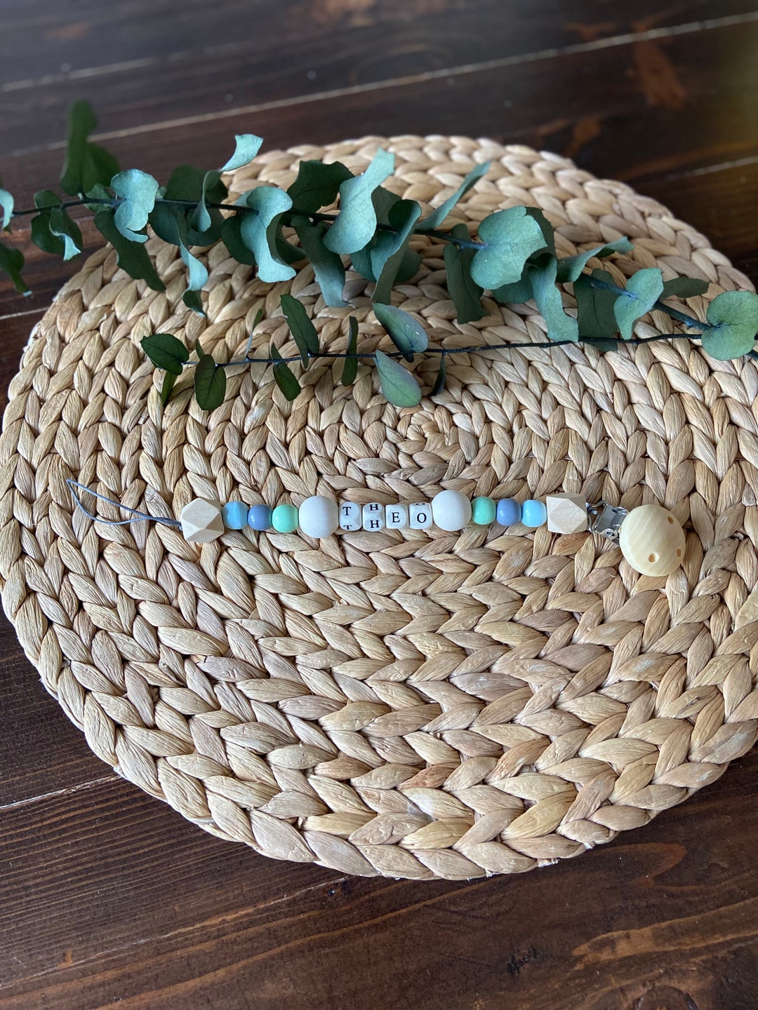 Pacifier Chain With Names for Boys - Etsy