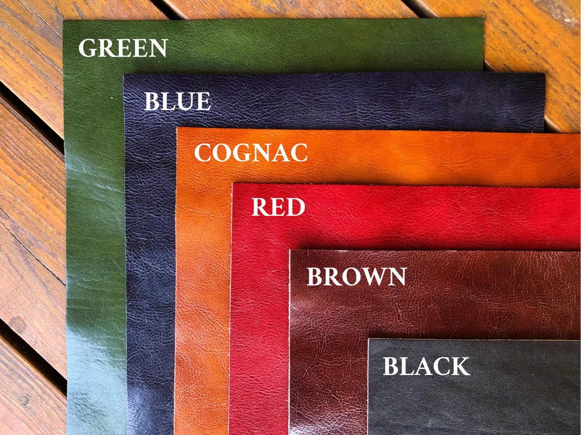 Premium Full Grain Vegetable Tanned Tooling Leather, Thick Pre-cut ...