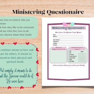 LDS RS Ministering Interview Form, Questionnaire, Report for Relief ...