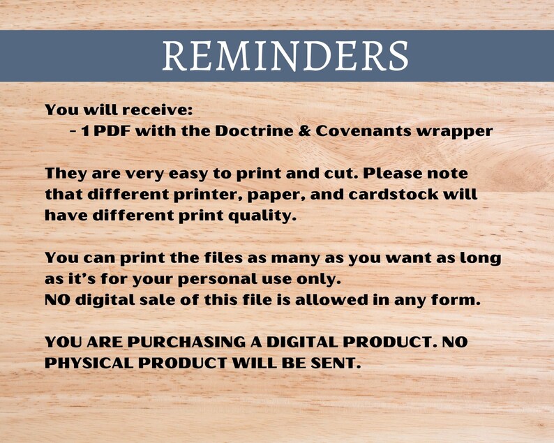 LDS D&C Chocolate Bar Wrapper – Printable Lesson Favor (PDF) - Etsy Canada