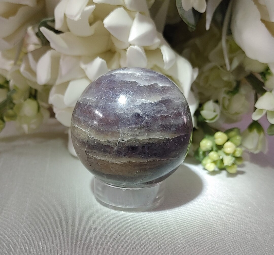 Sphère Iolite Iolite Sphere Ancrage-paix-capacités Psychiques 51mm/2 ...