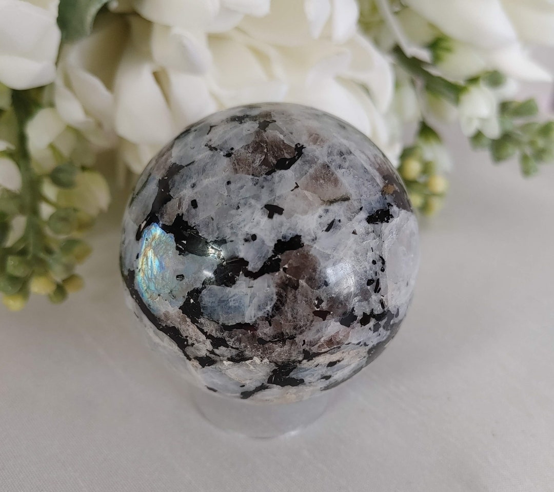 Sphère Pierre De Lune Moon Stone Sphere Bienveillance-intuition-couple ...