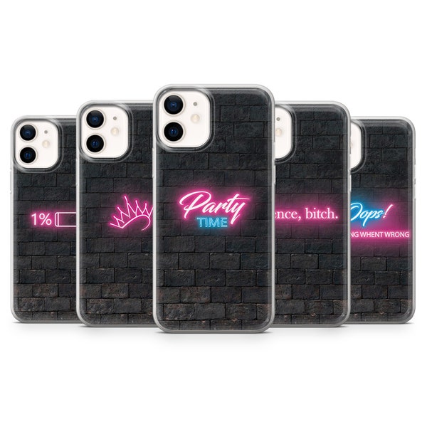Neon iPhone Case - Etsy