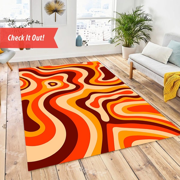 Groovy Rug - Etsy