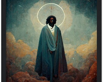 Black Jesus Art Print - Etsy