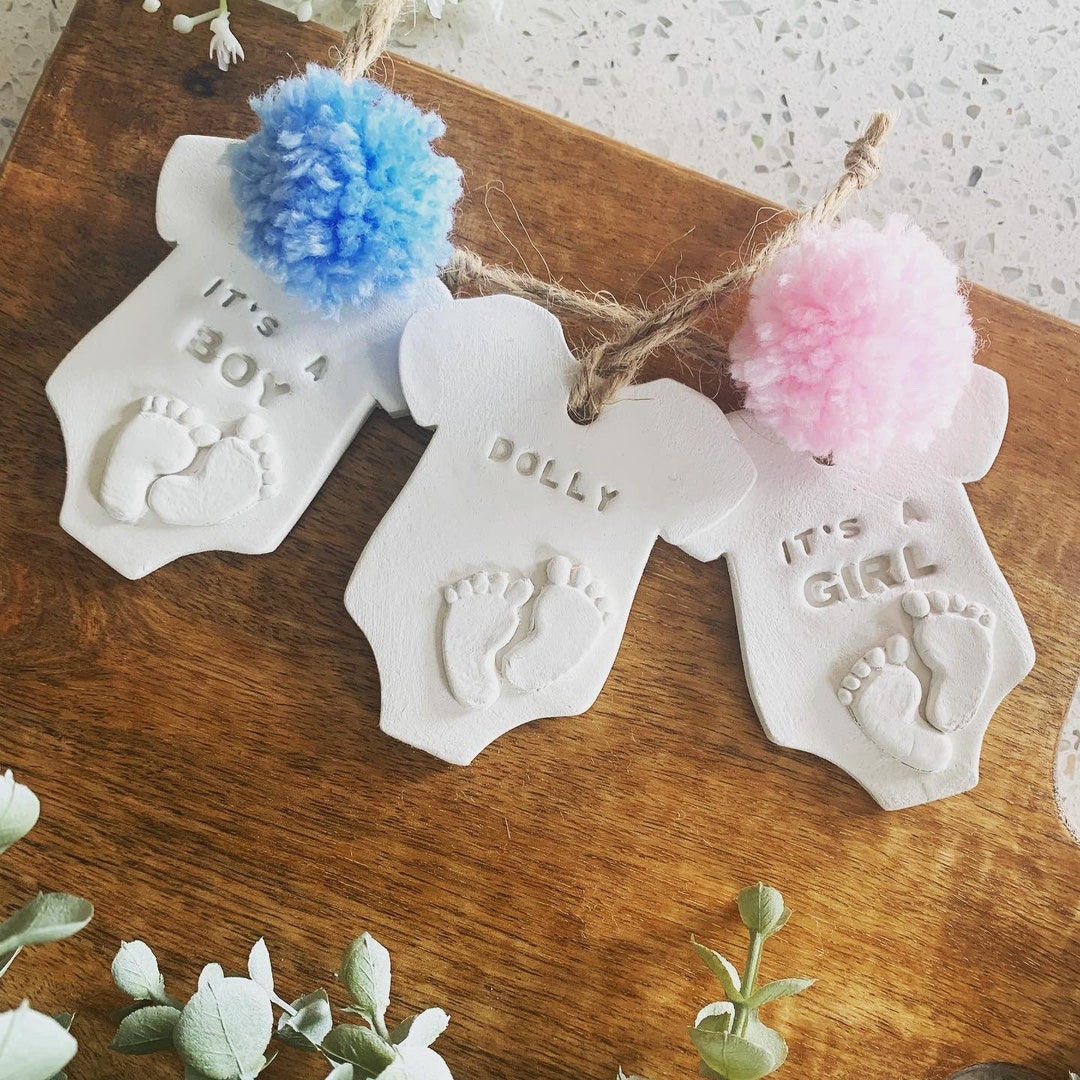 Personalised New Baby Shower Girl Boy Reveal, Pregnancy Announcement ...