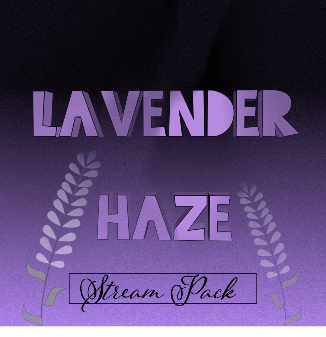 Lavender Haze Animated Stream Pack - Etsy
