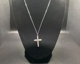 Bling Cross Necklace - Etsy