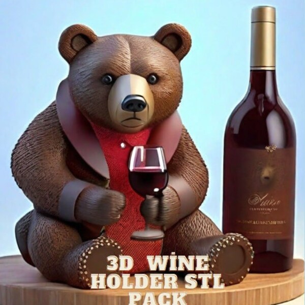 3d Wine Holder - Etsy