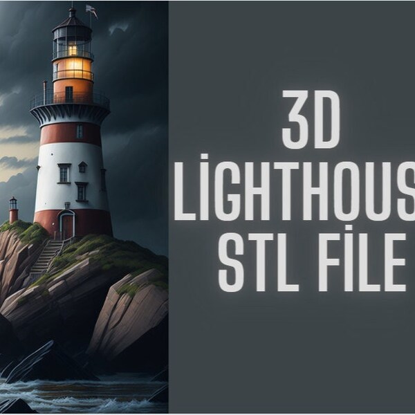 Solar Lighthouse - Etsy