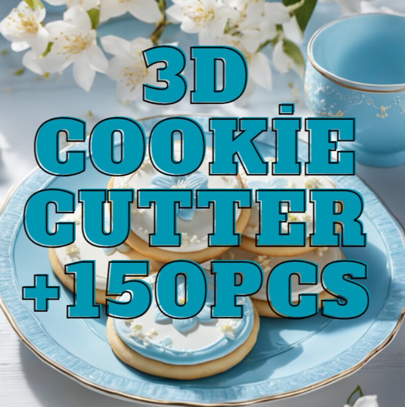 3D Cookie Cutters Stl Pack,mega Stl Bundle,3d Printer,150files,new Year ...