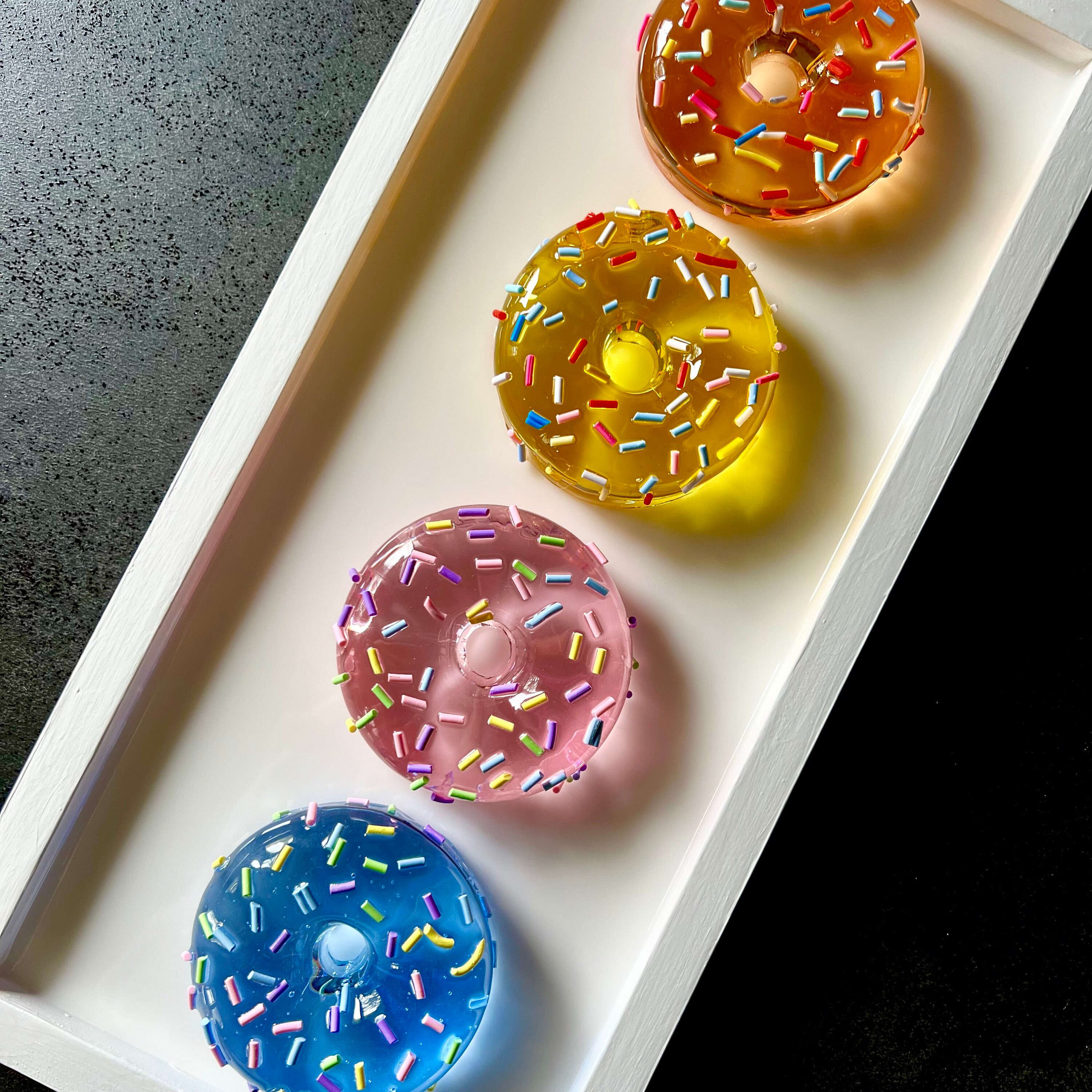 Resin Donut Wall Art, Donut Frenzy, 3D Resin Art, Pop Art, Resin Art ...