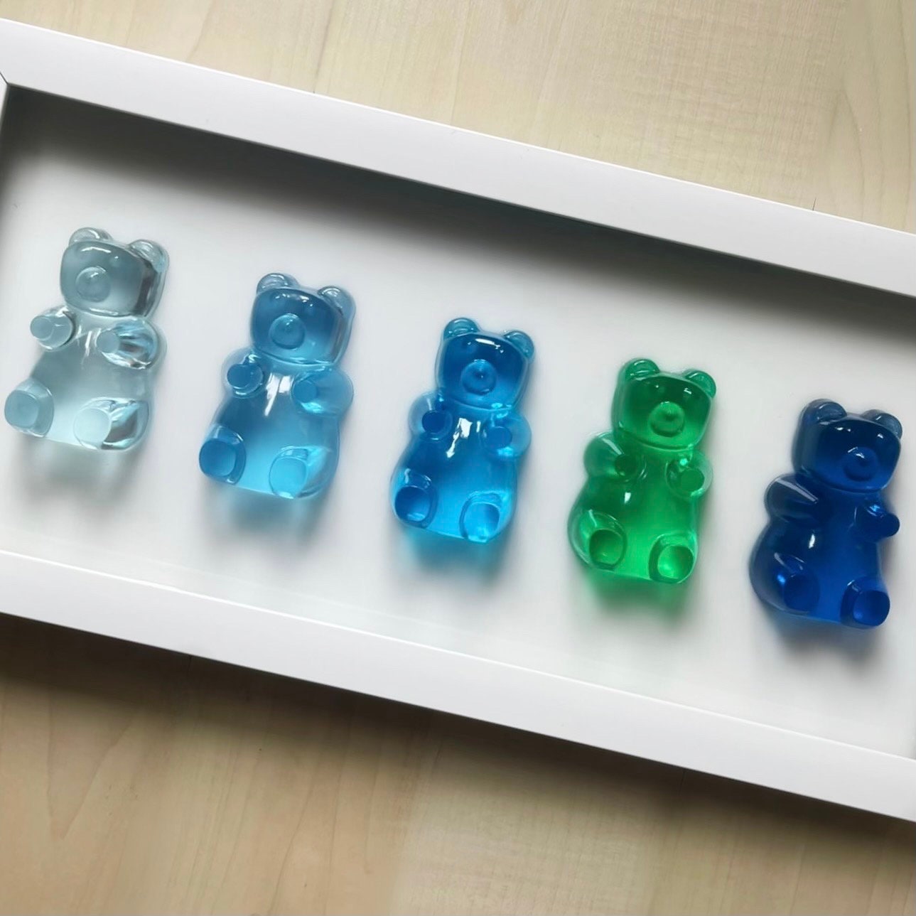 Resin Gummy Bear Wall Art, 3D Resin Art, Pop Art Quirky Decor, Wall ...